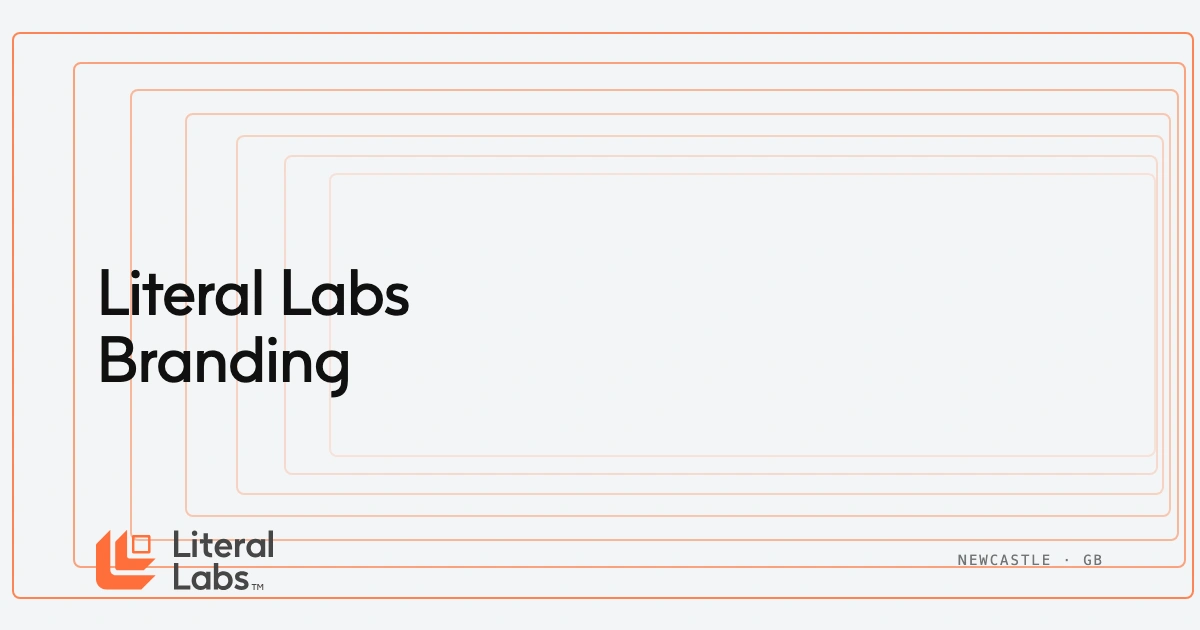 Literal Labs brand guide, assets, and logos