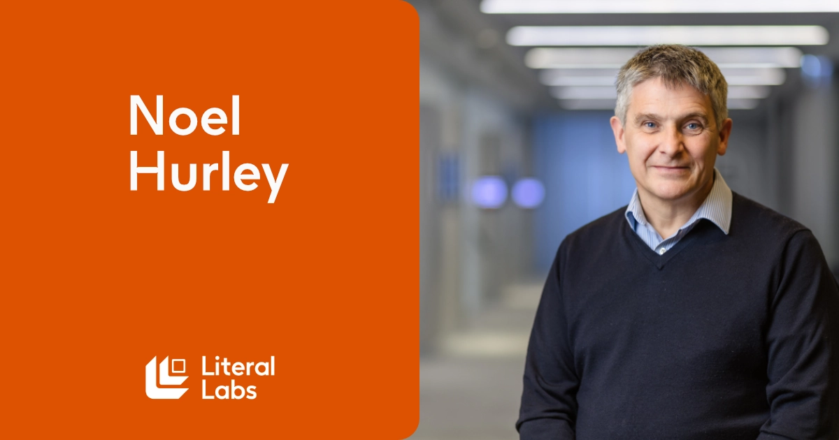Noel Hurley Literal Labs CEO