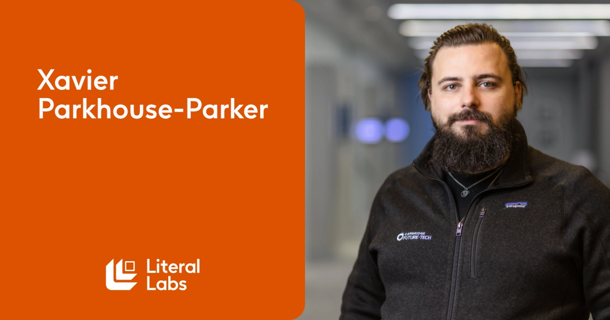 Xavier Parkhouse-Parker & Chair of the Board Literal Labs